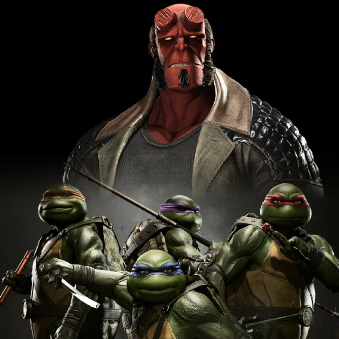 Match 17994 Teenage Mutant Ninja Turtles (Mirage) and Hellboy vs. Shao Kahn and Darth Vader ...
